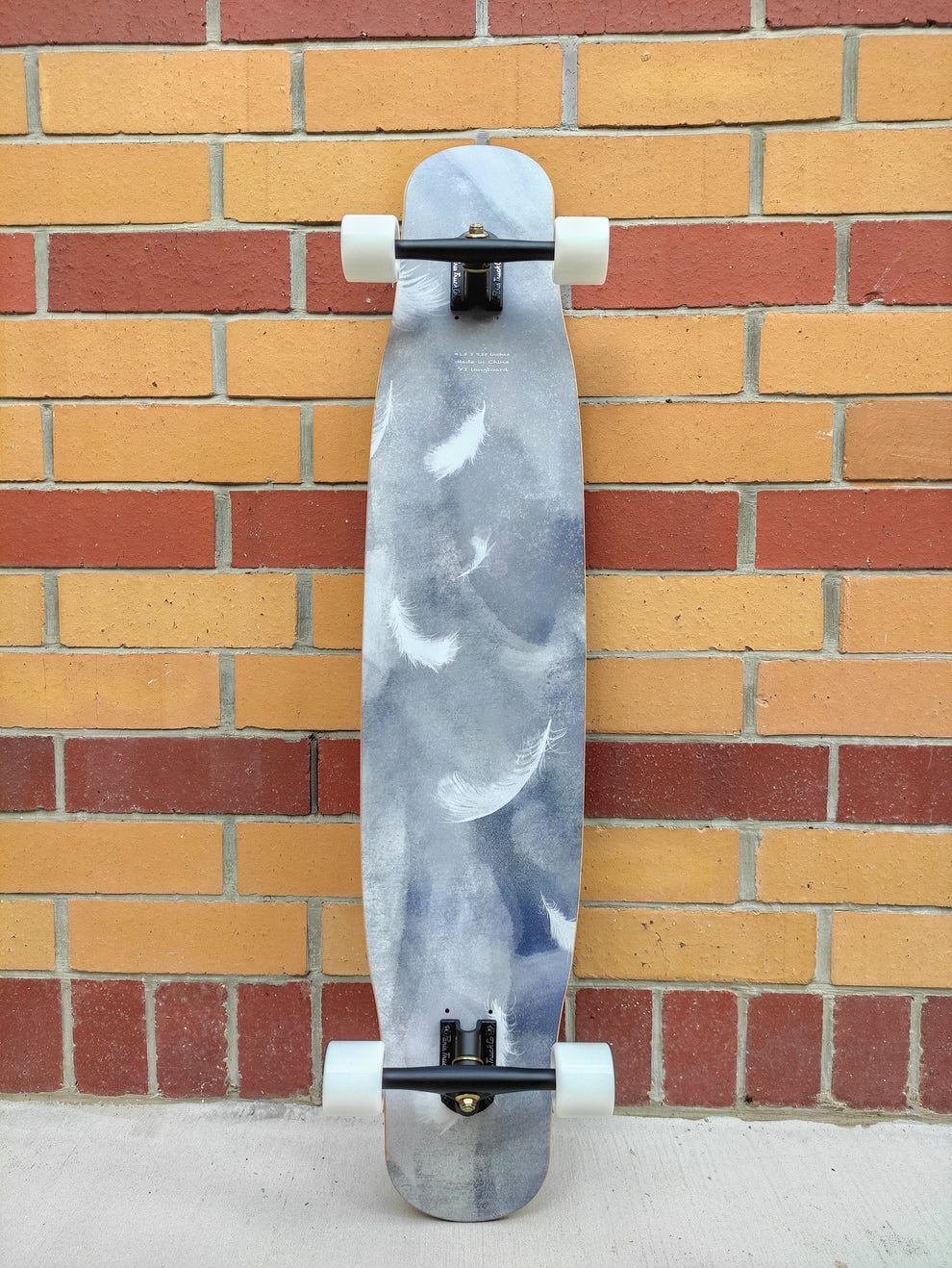 Rebirth Grey Feather longboard – SkatebruhSG