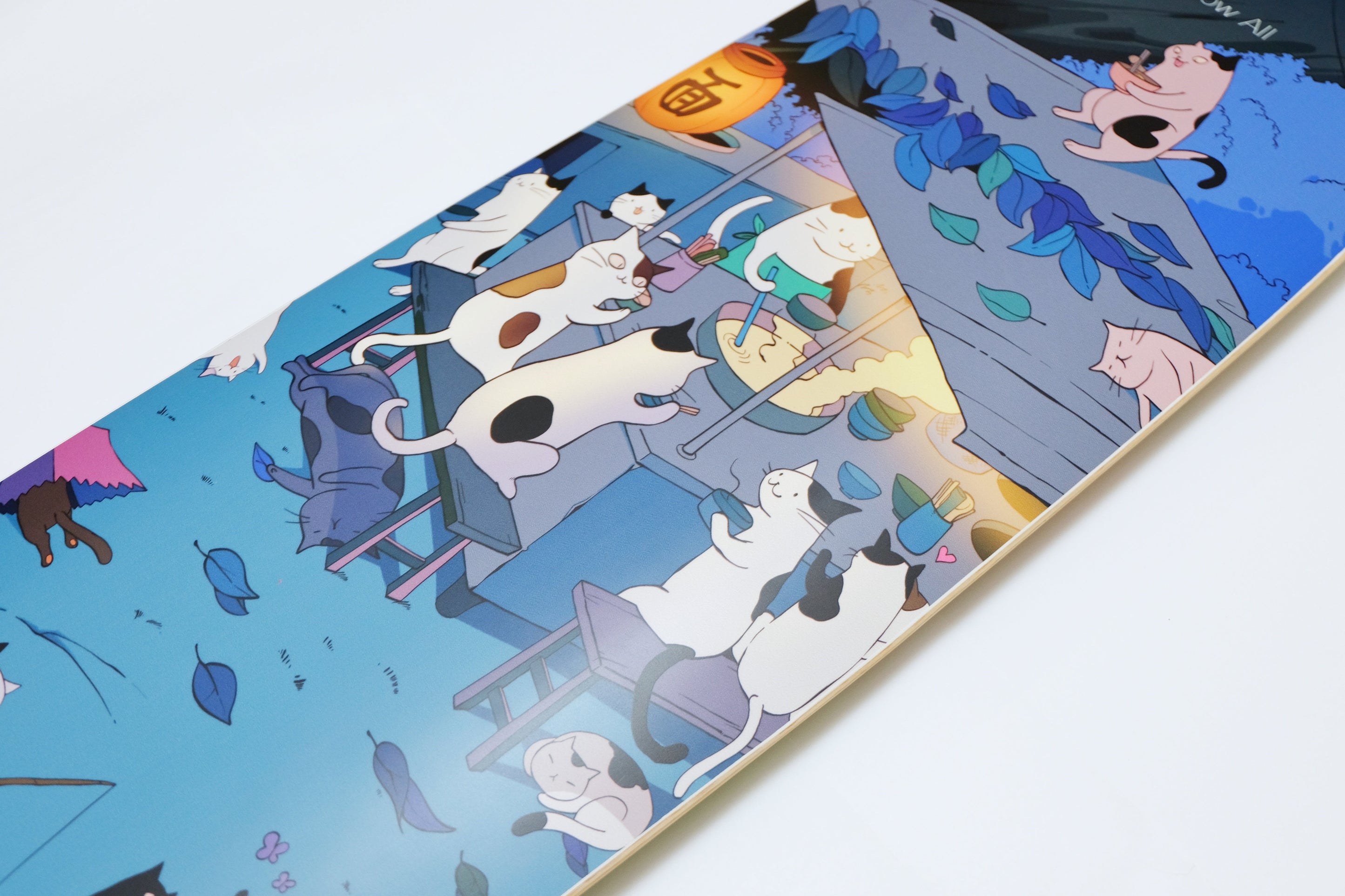 Rebirth 44.5" Meow Noodle House Longboard – Skatebruh Skate Shop